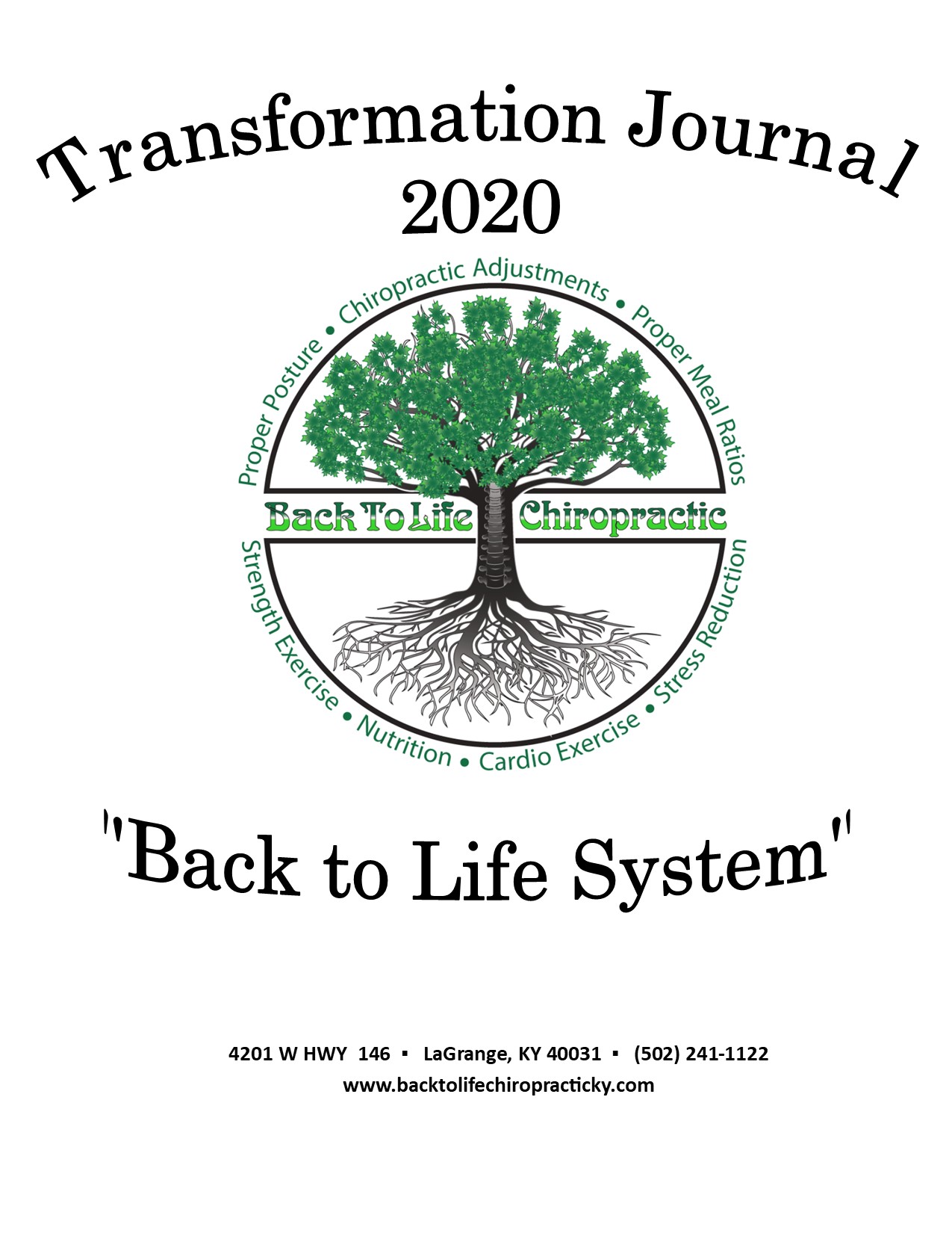 Transformation Journal 2020 – Back To Life Chiropractic